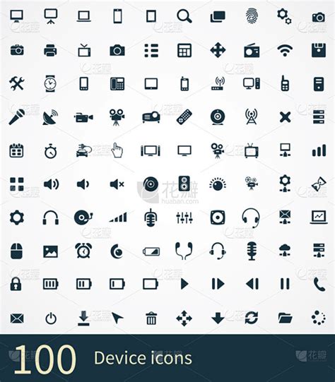 100 设备图标集