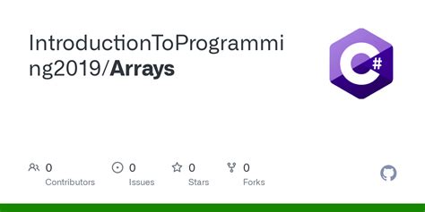 Github Introductiontoprogramming Arrays
