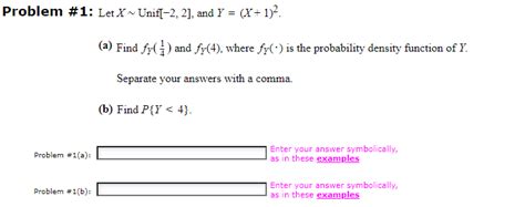 Solved Problem Let XUnif And Y X A Find Chegg Com