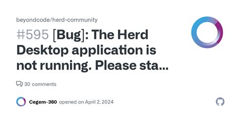 Bug The Herd Desktop Application Is Not Running Please Start Herd
