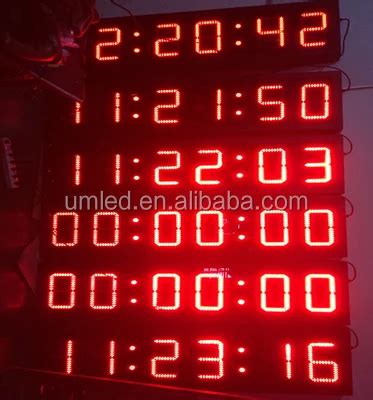Digital Large Temperature LED Display Sign Um Temp
