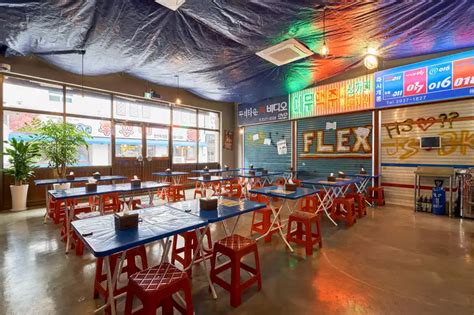 복고풍 실내포차 컨셉 25평 술집 인테리어 컨셉 천안 서북구 두정동