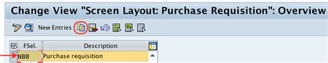SAP MM Define Screen Layout At Document Level