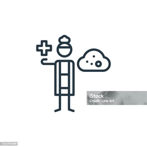 기후 변화 개념의 임팩트 아이콘 벡터입니다 충격 편집 가능한 스트로크의 얇은 선 그림입니다 웹 및 모바일 앱 로고 인쇄 미디어에 사용하기 위한 선형 기호에 영향을 미칩니다