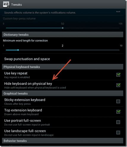 How To Hide Android On Screen Keyboard When Using External Keyboard Guiding Tech