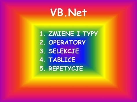 Ppt Vbnet Powerpoint Presentation Free Download Id3395716