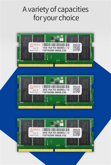 Ddr5 Ram 16gb 32gb Computer Memory For Laptop Pc 4800mhz Cl40 Sdram Sodimm Pc5 38400