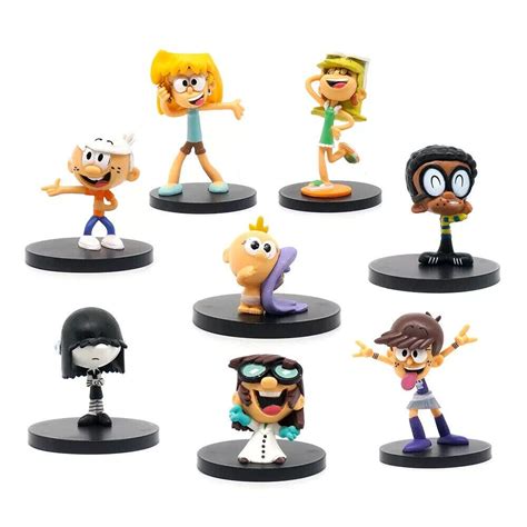 The Loud House Figure 8 Pack Lily Lincoln Clyde Lori Leni Lucy Lisa