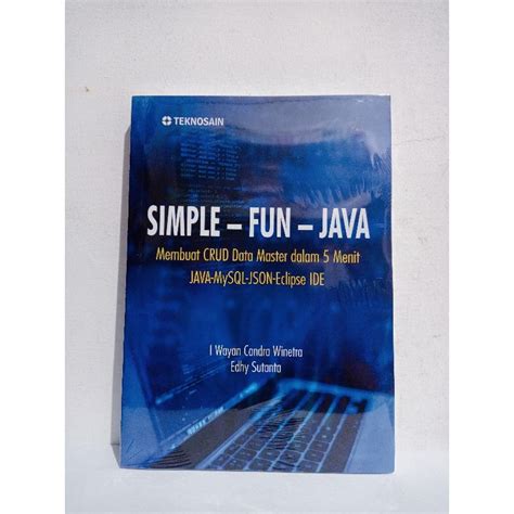 jual buku simple fun java membuat crud data master dalam 5 menit