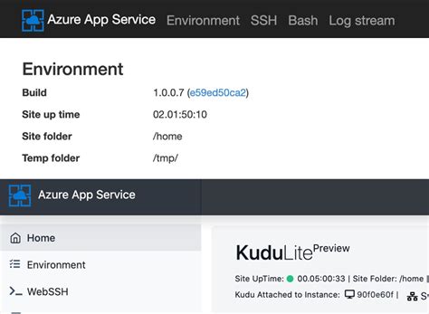 Kudu Vs Kudu Lite Microsoft Qanda