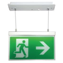 Suspended Exit Signs Recessed Hanging Version C W ISO Legend Pack