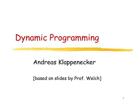 PPT Dynamic Programming PowerPoint Presentation Free Download ID