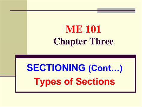 SOLUTION Chapter 3 Sectioning Mod 2 Studypool