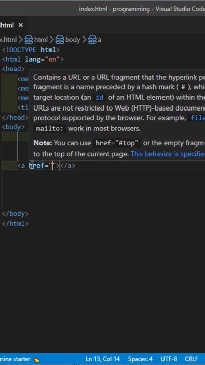 اضافة روابط ف html learn html frontend ethical haking problem