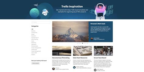 How To Find Trello Board Templates Samples Inspiration For Every Idea Work Life By Atlassian