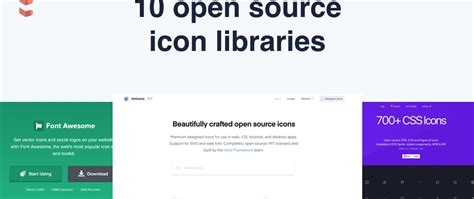 10 Open Source Svg Icon Libraries That You Can Use For Your Next