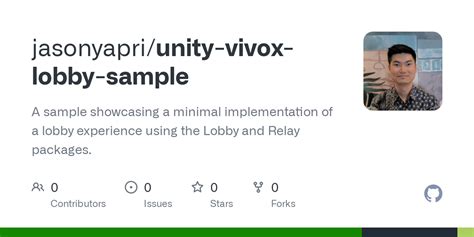 Github Jasonyapriunity Vivox Lobby Sample A Sample Showcasing A Minimal Implementation Of A