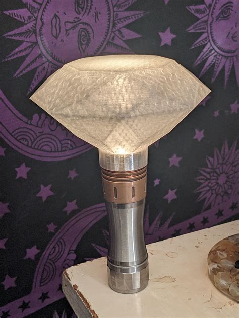 Made A Couple Of Somewhat Comically Large Gemstone Diffusers Rflashlight