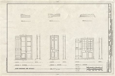 Blueprint Habs La36 Newor16 Sheet 17 Of 33 Madame Johns Legacy