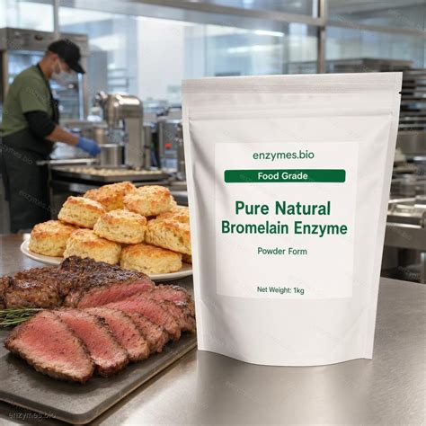 Bromelain Enzyme Powder Food Grade 1200000 Ug