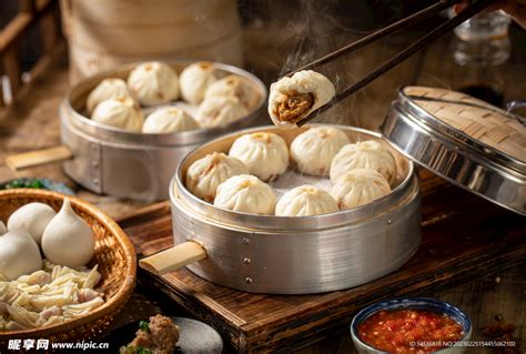 秘制小笼包摄影图传统美食餐饮美食摄影图库昵图网