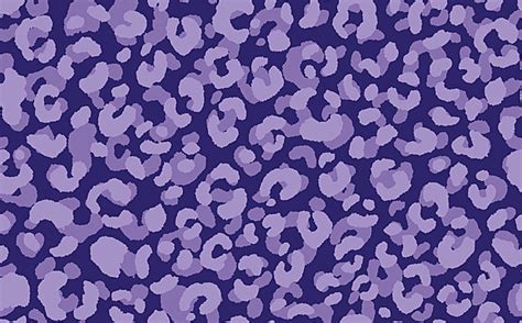 Purple Leopard Pattern For Printing Cards Fabric Leopard Vector Texture