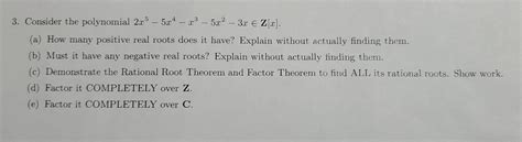 Solved Please Explain The Factorization Over The Given