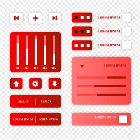User Interface Mobile Phone Red Interface Icon User Experience