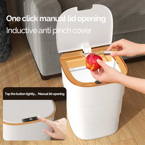 Automatic Smart Three Mode Trash Can Folding Smart Trash Container