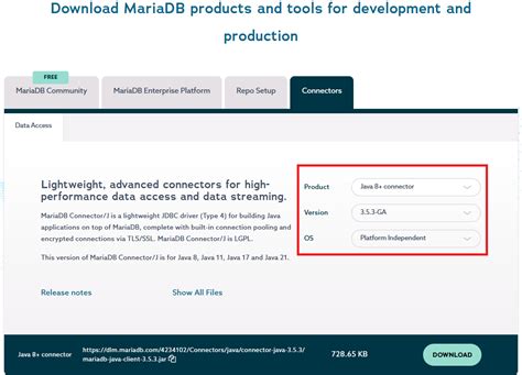 Mariadb Connector