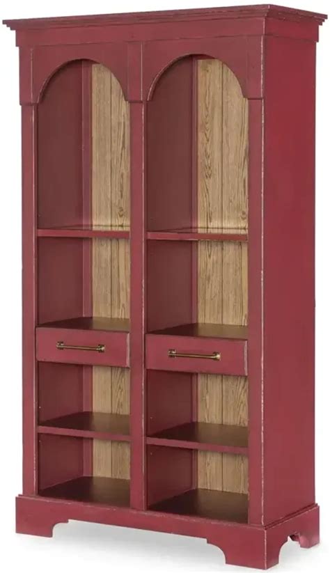 Vintage Market Arched Bookcase By Old Brick Furniture And Mattress