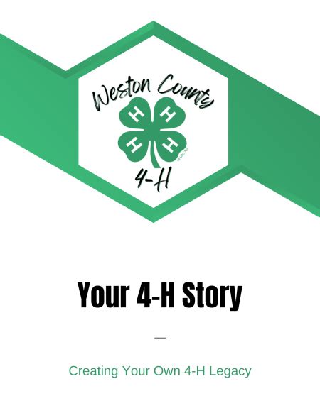 Your 4 H Story Weston County