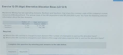 Solved Exercise 12 35 Algo Alternative Allocation Bases