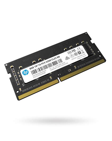 Hp S1 8gb Ram Ddr4 1x8gb Laptop Ram 3200 Mhz Sodimm Pc4 2500 Cl22 Memory 12v 2e2m5aaabb At
