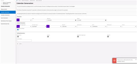 Creation Of Calendar Based Maintenance Plan Generates Error Message