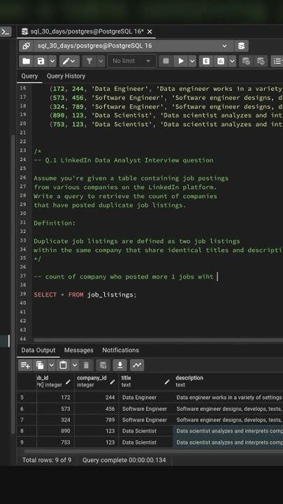 master data analyst jobs in 30 days with sql interview challenge day