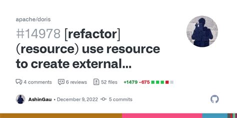 Refactor Resource Use Resource To Create External Catalog By
