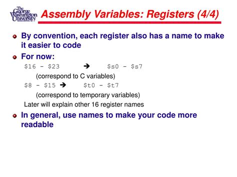 Ppt Csci 136 Computer Architecture Ii Mips Instruction Set Architecture Powerpoint