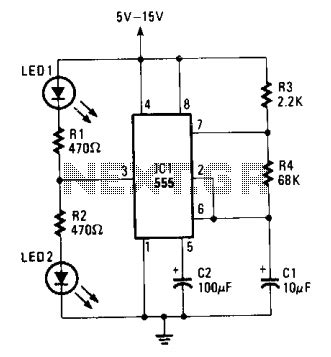 Alternating Flasher Circuit Next Electronics
