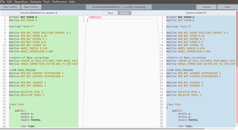 Conflict Resolution Merge Identifies Entire File As Diff Instead Of Individual Lines Or Hunks