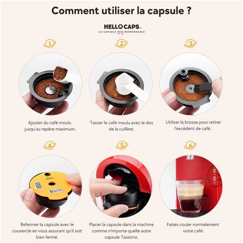 1 Capsule Réutilisable Hellocaps® Pour Tassimo® 180 Ml
