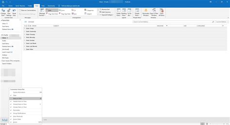 Full Inbox Message Count In Outlook