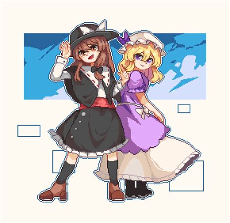 Usami Renko And Maribel Hearn Touhou Drawn By Huimihennjiecho