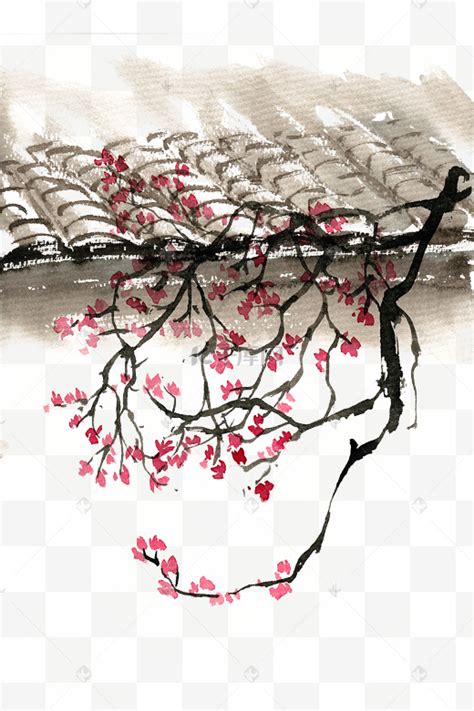 水墨画院落图片 水墨画院落图片素材免费下载 千库网