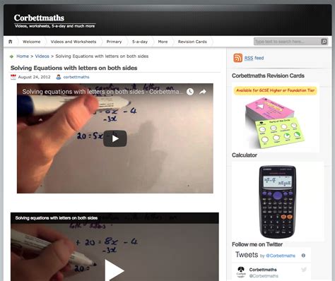 Solving Equations With Letters On Both Sides Instructional Video For 8th 10th Grade Lesson