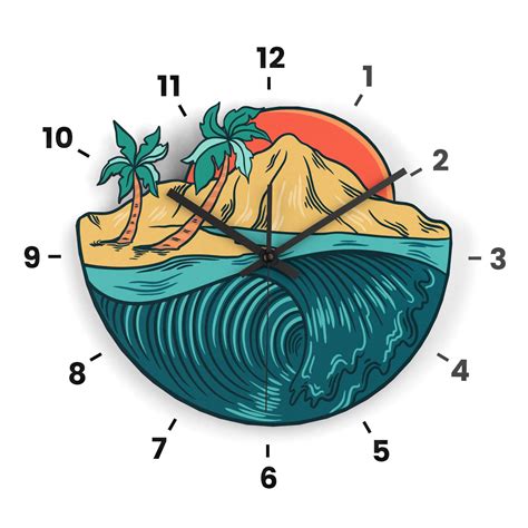 ᐉ Годинник настінний Lex Altern Гаваї деревяний • Краща ціна в Києві Україні • Купити в Епіцентр