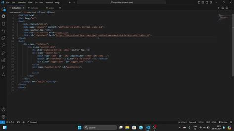 Harshad Selokar On Linkedin Task Webdevelopment Weatherapp Internship Bharatintern Html Css