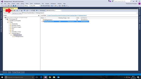 Visual Studio 2015 Team Fundation Erro Projeto Asp Net MVC Stack