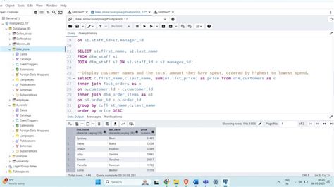 Sql Datamodeling Windowfunctions Views Materializedviews
