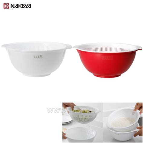 Bộ Rổ Tròn 2 Lớp Nakaya Freille Size M 15l Màu đỏ Lt Việt Nam
